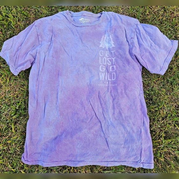 Red Fish Blue Fish Dye Works | Shirts | Purple Graphic Tshirt Tie Dye ...
